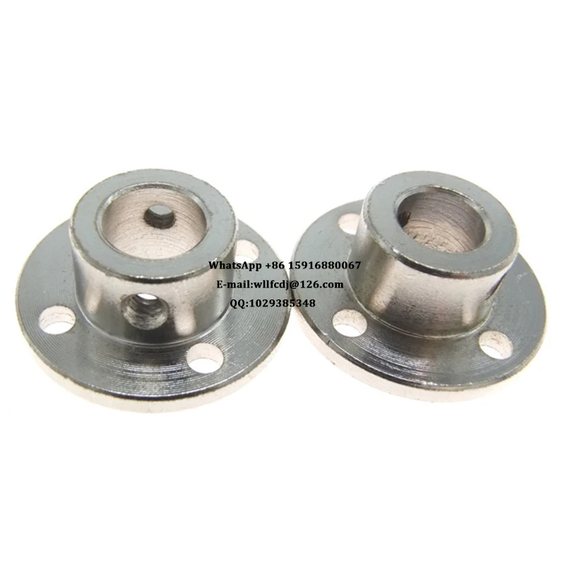 Flange Rigid Shaft Coupling Coupler Collar Clamp Bracket Motor Guide ...