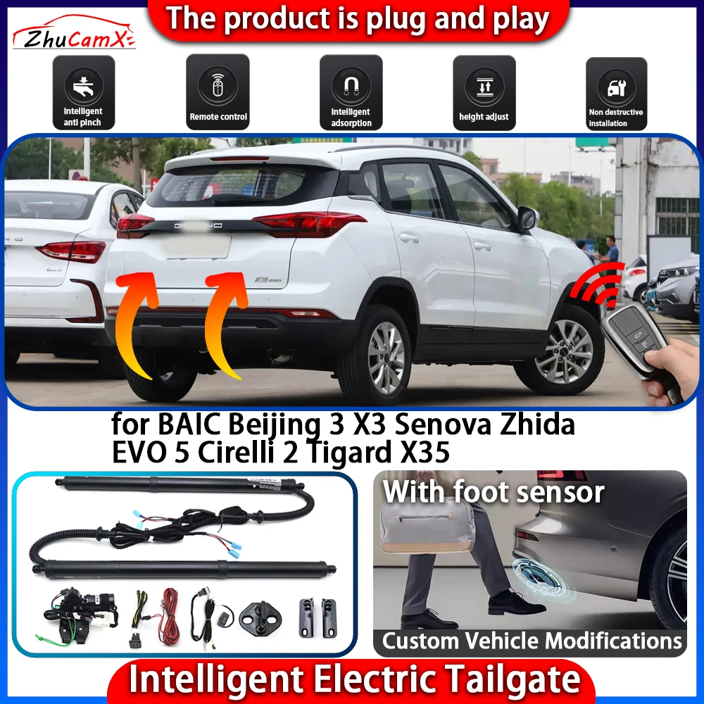 Smart Powered Tailgate System for BAIC Beijing 3 X3 Senova Zhida EVO 5 ...