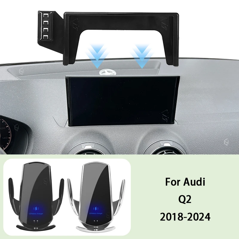 Phone Car Holder For Audi Q2 SQ2 2018 2019 2020 2021-2024 Screen Fixed ...