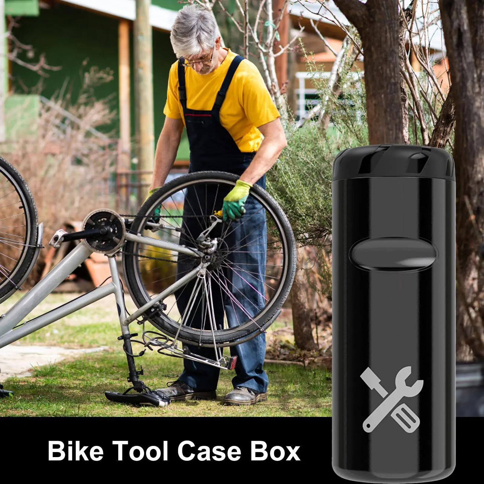 Waterproof Bike Tool Storage Bottle Case, Cycling Container for Screws ...