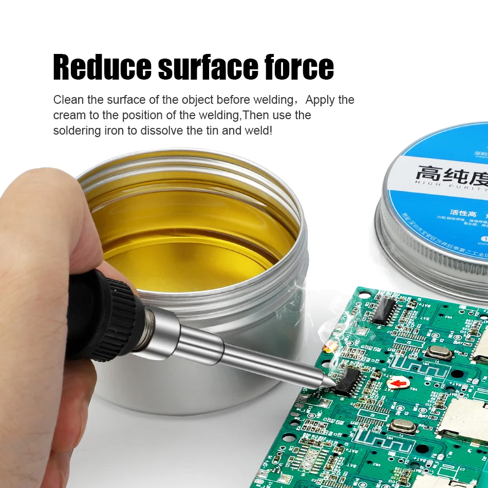 High Purity Rosin Electric Soldering Iron Repair Welding Paste Lead ...