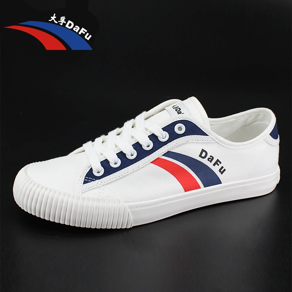 Sapatilhas-cl-ssicas-de-skate-DaFu-Kungfu-sapatilhas-brancas-para ...