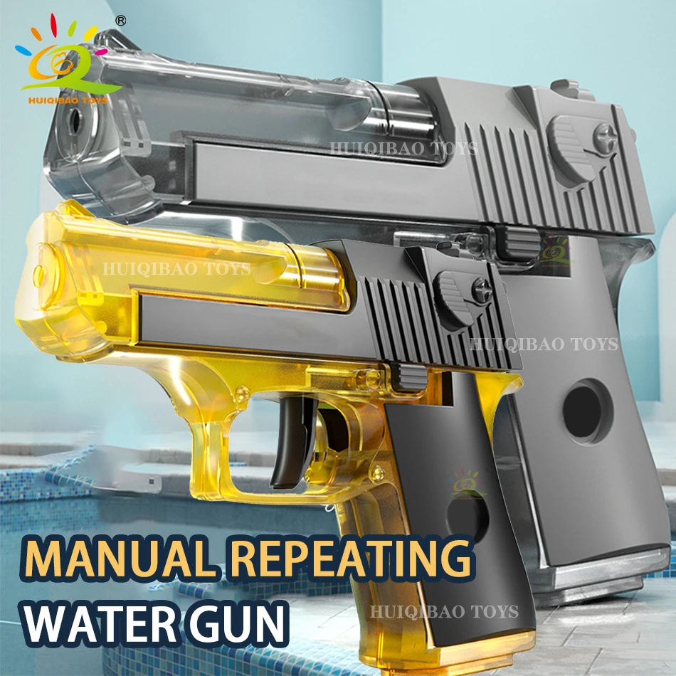 HUIQIBAO-Desert-Eagle-Manual-Water-Gun-Portable-Pistol-Summer-Outdoor ...