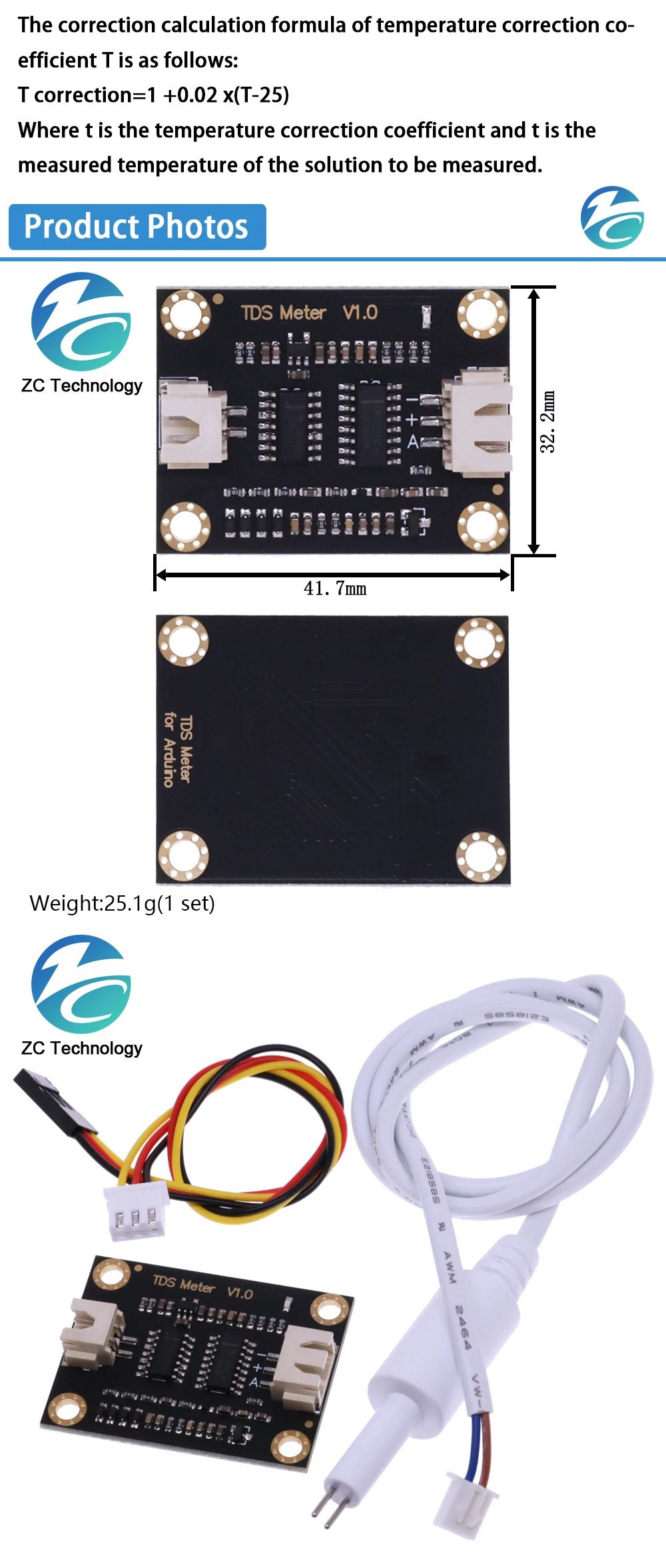 Módulo Medidor Sensor Tds Para Arduino Uno R3 Filtro De Água Medindo A ...
