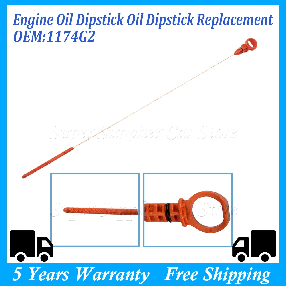 FIT-For-Citroen-C2-C3-C4-C5-Berlingo-For-Peugeot-Engine-Oil-Dipstick ...