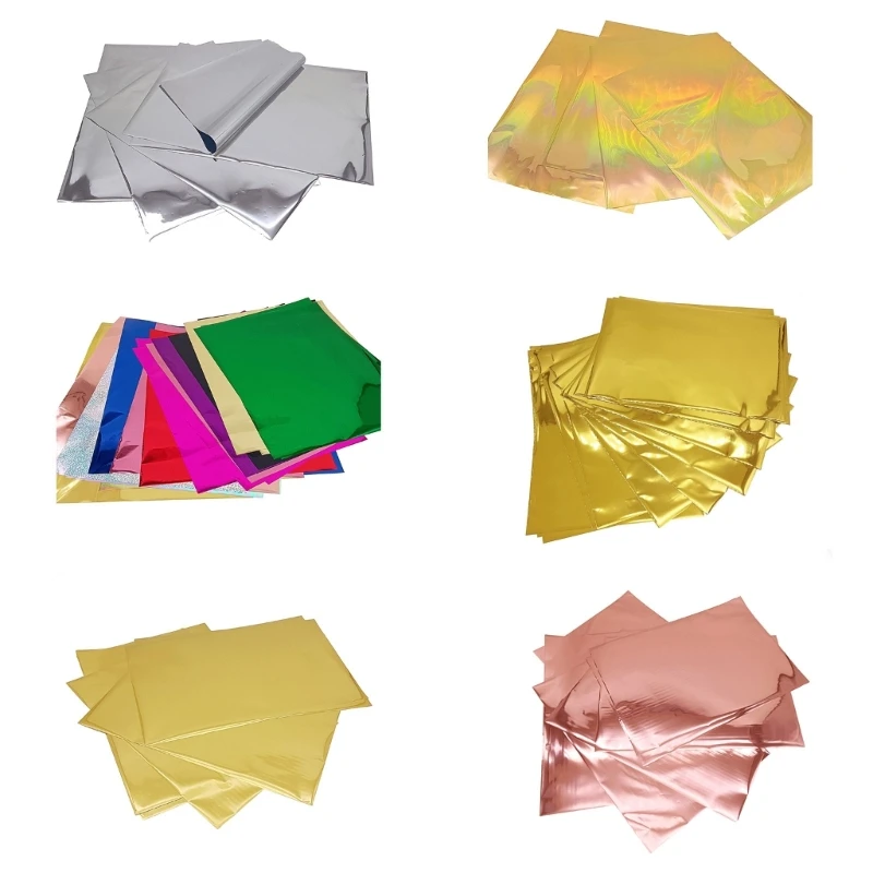 50-Sheets-Reactive-Foil-Hot-Foil-Stamping-Papers-Transfer-Foil-Paper ...