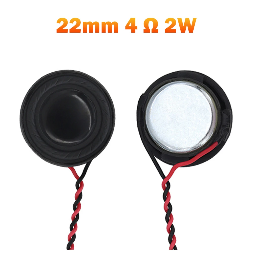 22mm 4 Ω 2w Loud Speaker Ultra Thin Small Speakers 1-inch Mini ...