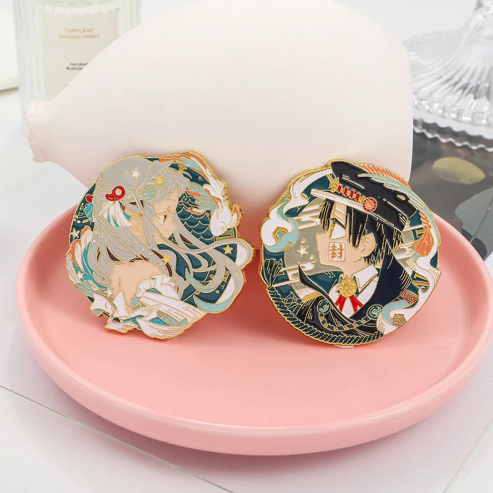 Anime-Toilet-bound-Hanako-kun-Brooches-Large-Size-Yashiro-Nene-Enamel ...