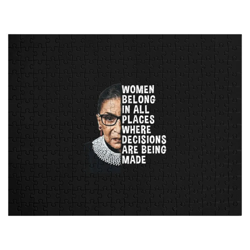 Ruth-Bader-Ginsburg-RBG-Women-Belong-Quote-Jigsaw-Puzzle-Diorama ...