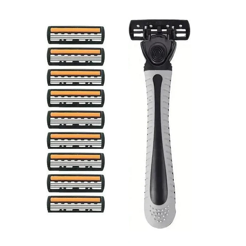 10pcs-Men-s-Classic-Manual-Razor-Vintage-Water-Wash-Razor-Blade-Sharp ...