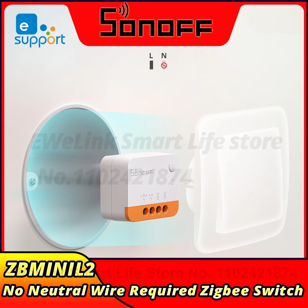 SONOFF-ZBMINI-L2-No-Neutral-Wire-Required-Zigbee-Smart-Switch-MINI ...