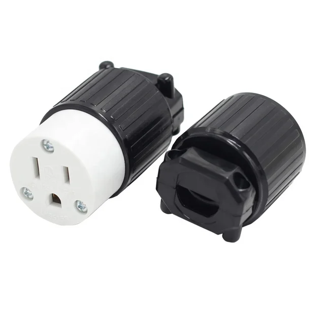 Recessed Male Electrical Receptacle