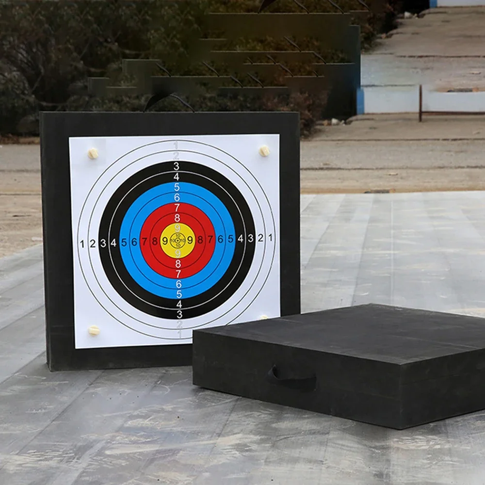 50-50-6cm-Eva-Foam-Target-With-Target-Paper-Nail-Archery-Shooting ...