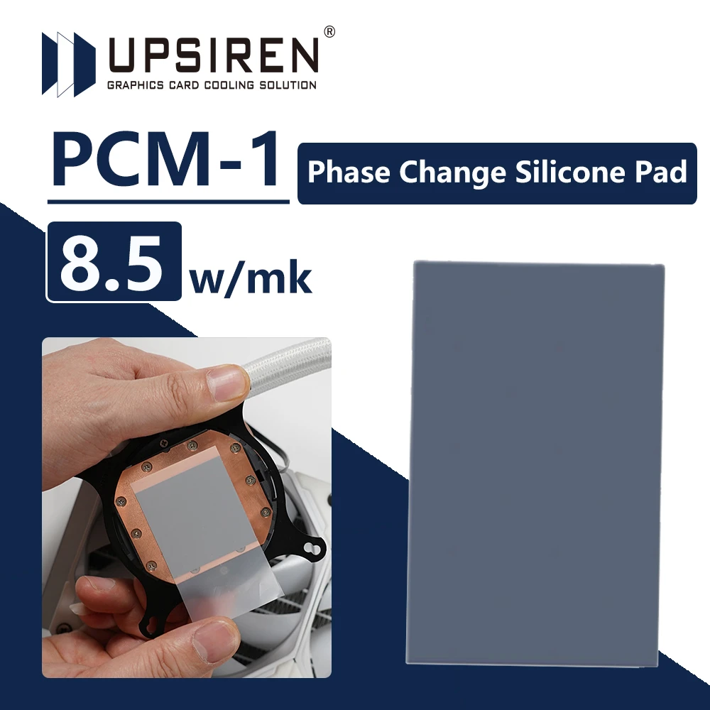 UPSIREN PCM-1 Highly Thermally Conductive PCM Pad Solid Silicone Grease ...