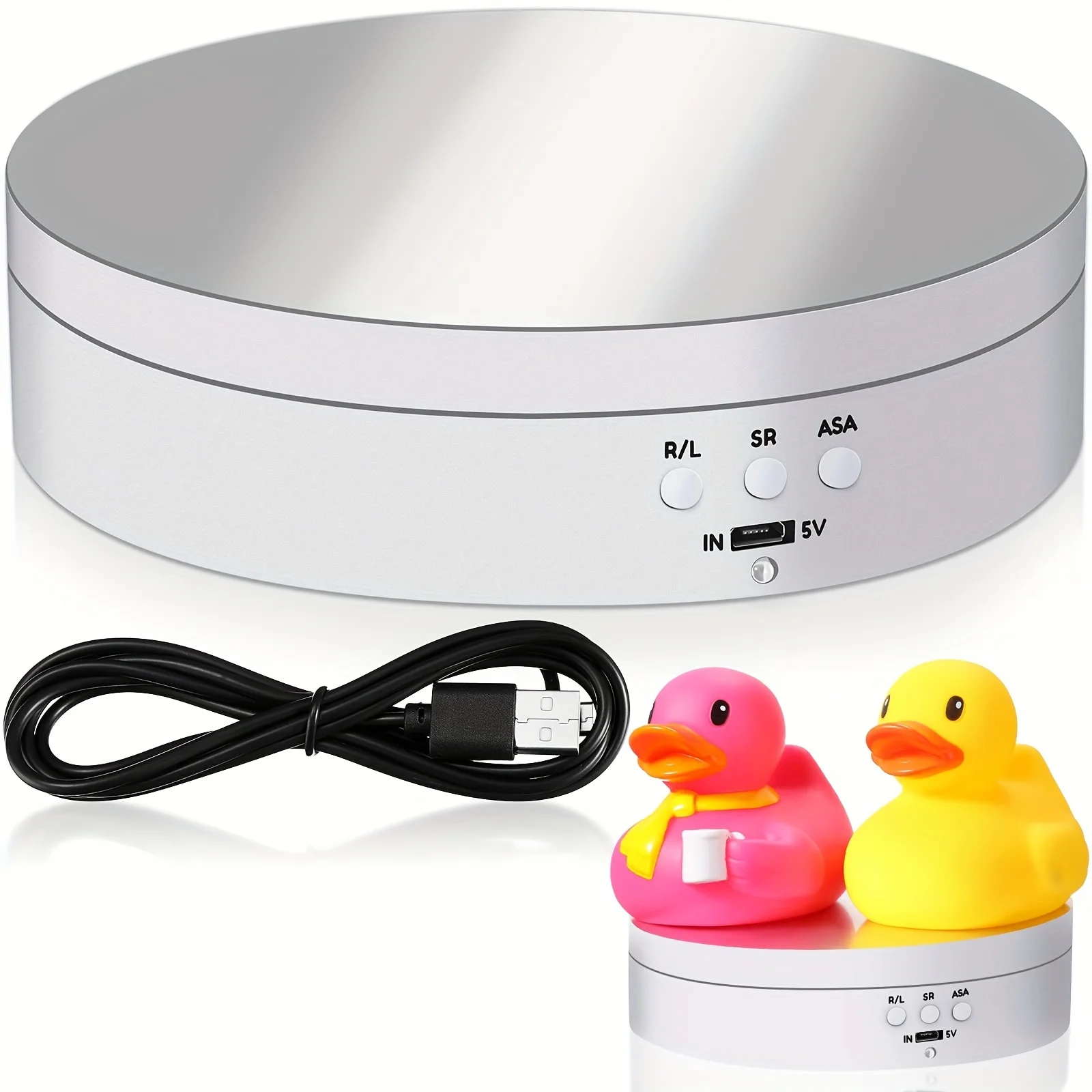 Rotating-Display-Stand-360-Degree-Motorized-Spinner-Turntable-with-USB ...