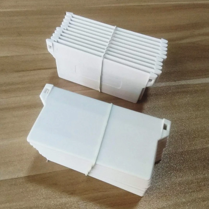 Plastic-Base-Plate-Set-of-10-White-Vertical-Blind-Bottom-Weight-Slats ...