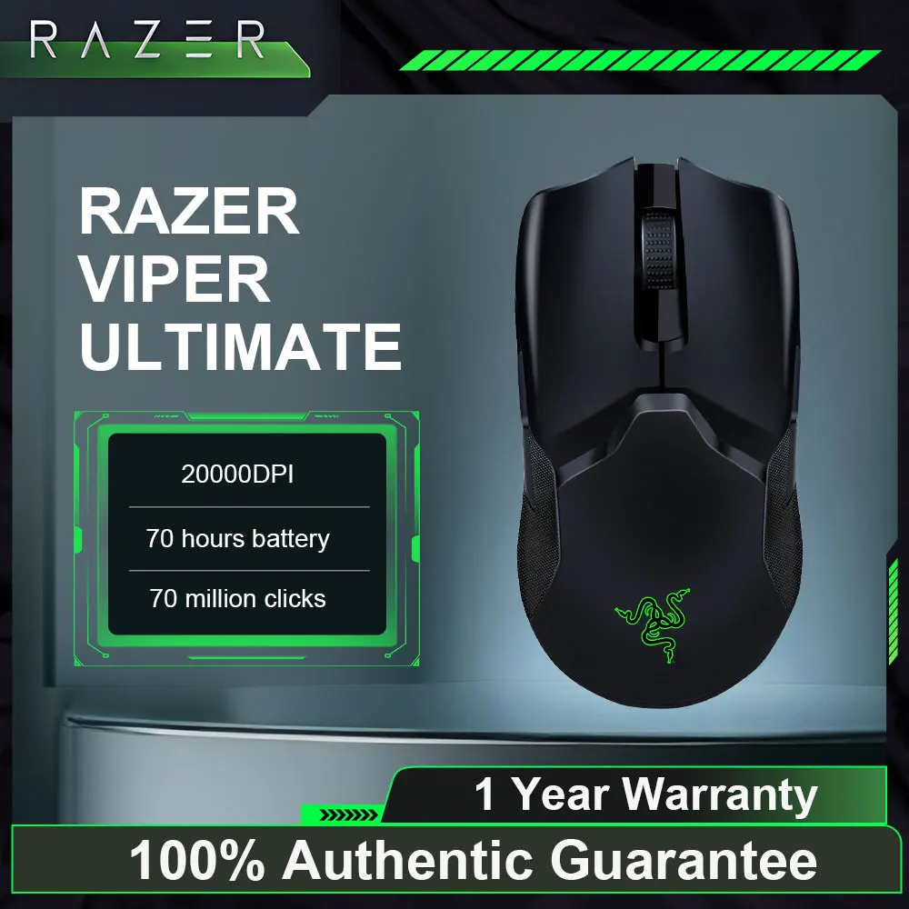 Razer-Viper-Ultimate-Gaming-Mouse-With-Charging-Base-Hyperspeed-Optical ...