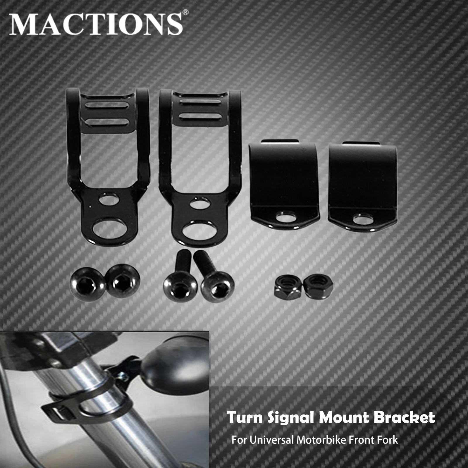 Motorcycle Turn Signal Mount Bracket | Clamps Holder | Covers ...