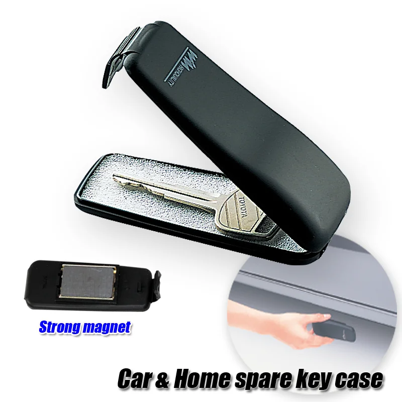 Magnetic Car Key Holder Auto Accessories Case Spare Emergency Outdoor ...
