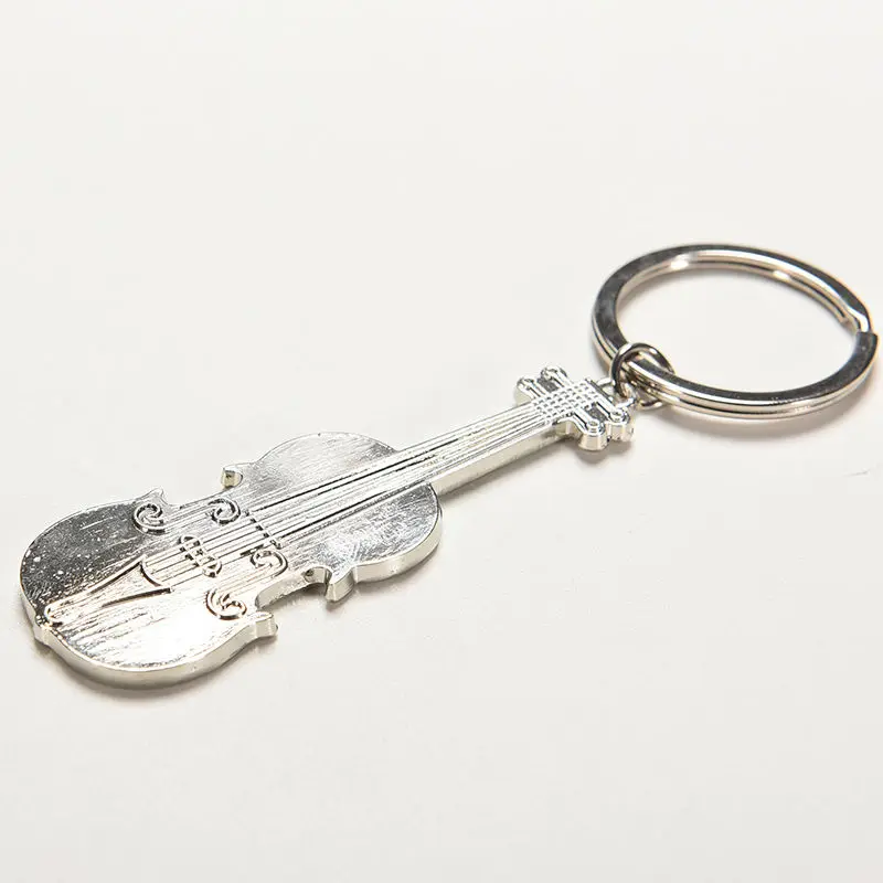 Creative-Mini-Charm-Key-Chain-Key-Ring-Musical-Note-Violin-Keychain-For ...