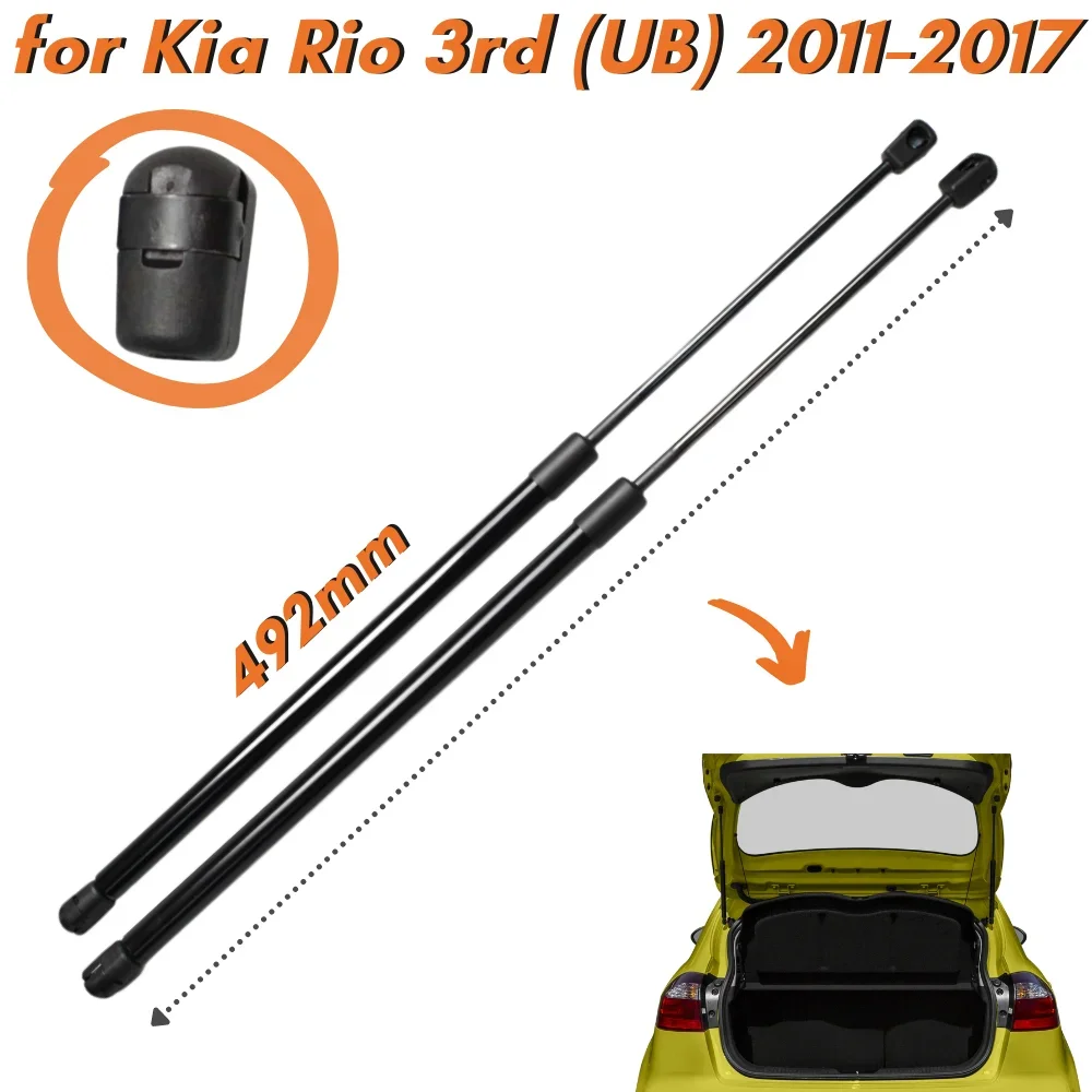 Qty-2-Trunk-Struts-for-Kia-Rio-III-UB-Hatchback-2011-2017-492MM ...