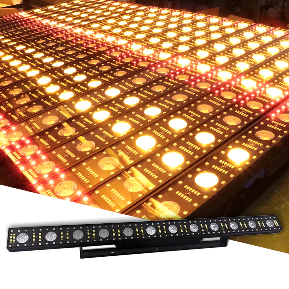 YUER-Light-Wall-Washer-Stage-Lighting-12x5w-LED-Light-Bar-RGB-3in1-Beam ...
