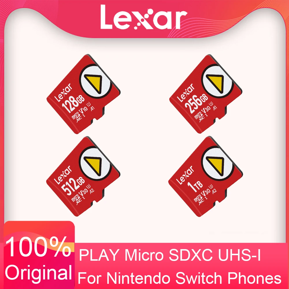 Lexar-Flash-Card-para-Switch-Drone-Cart-o-de-Mem-ria-Cart-o-Micro-SD ...
