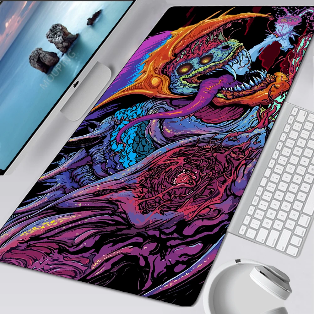 Large Gaming Mouse Pad Computer Gamer Keyboard Mouse Mat Hyper Beast ...