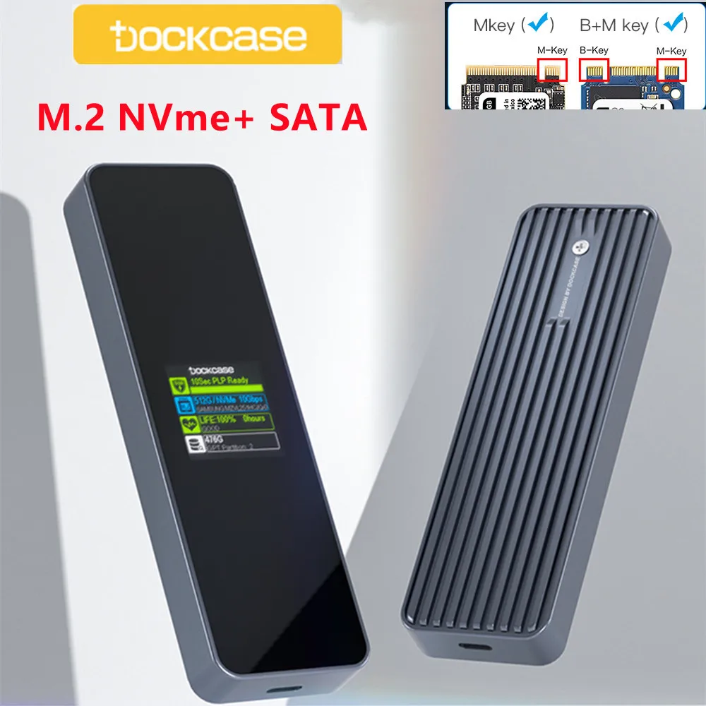 Dual-Protocol-M-2-NVME-SATA-SSD-Enclose-Type-C-USB-3-2-SSD-Case ...