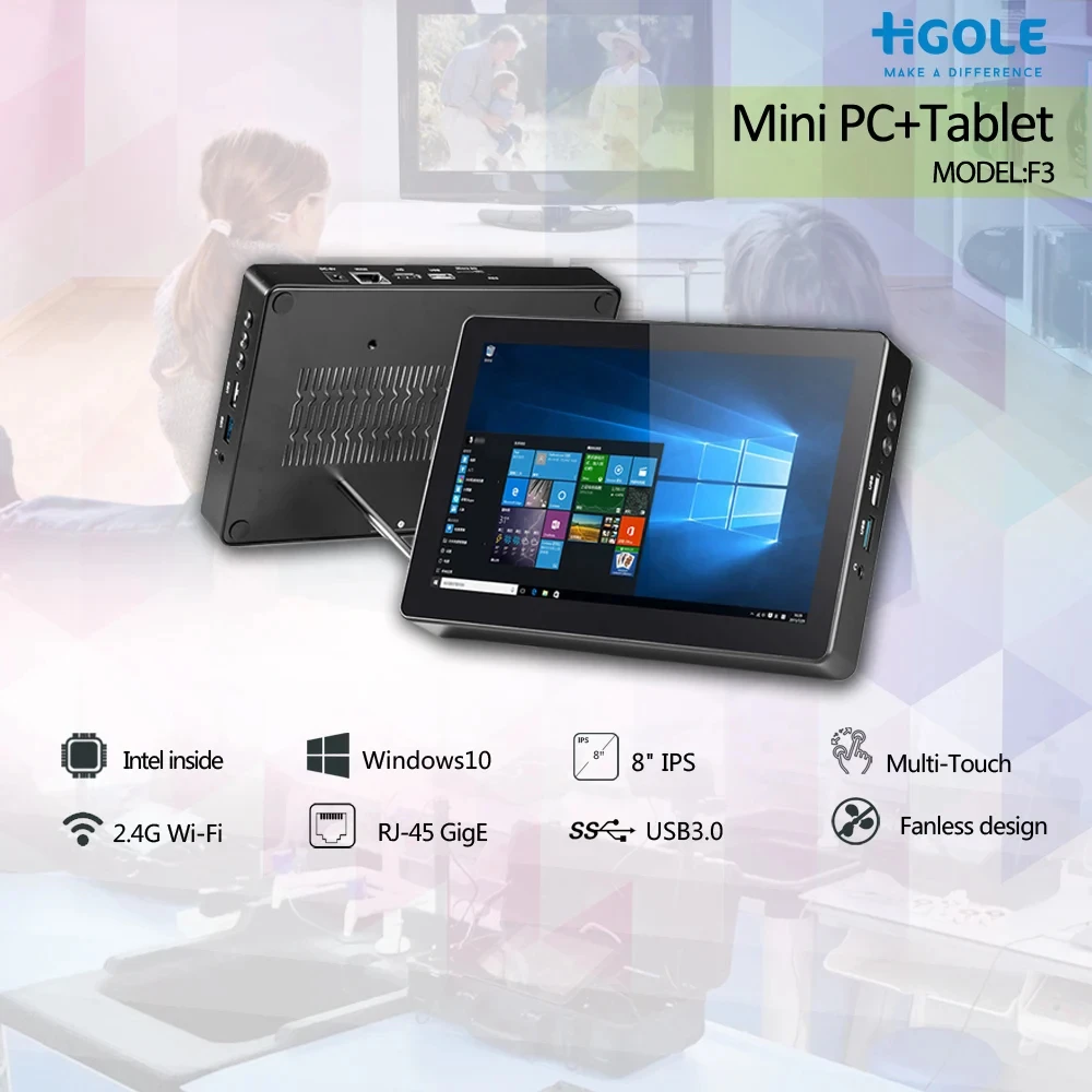 HIGOLE-F3-Mini-PC-Tablet-con-Windows-10-Pad-pantalla-t-ctil-de-8 ...