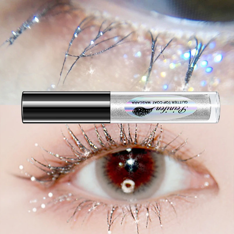 Diamond Glitter Mascara Quick Dry Water Drop Makeup Long Lasting ...