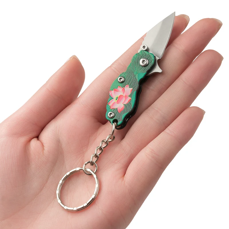 Mini-Folded-Lotus-Corn-Flower-Design-Pocket-Knife-Multifunction-Folding ...