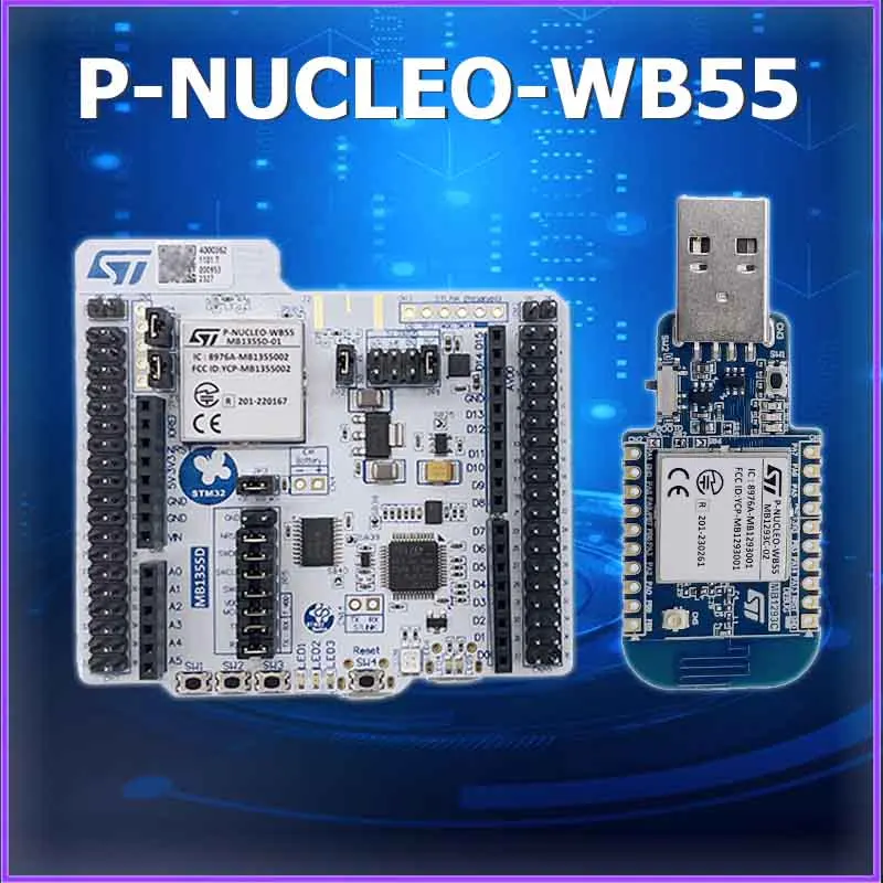 Original P-NUCLEO-WB55 Development Board Kit USB dongle and Nucleo-68 ...