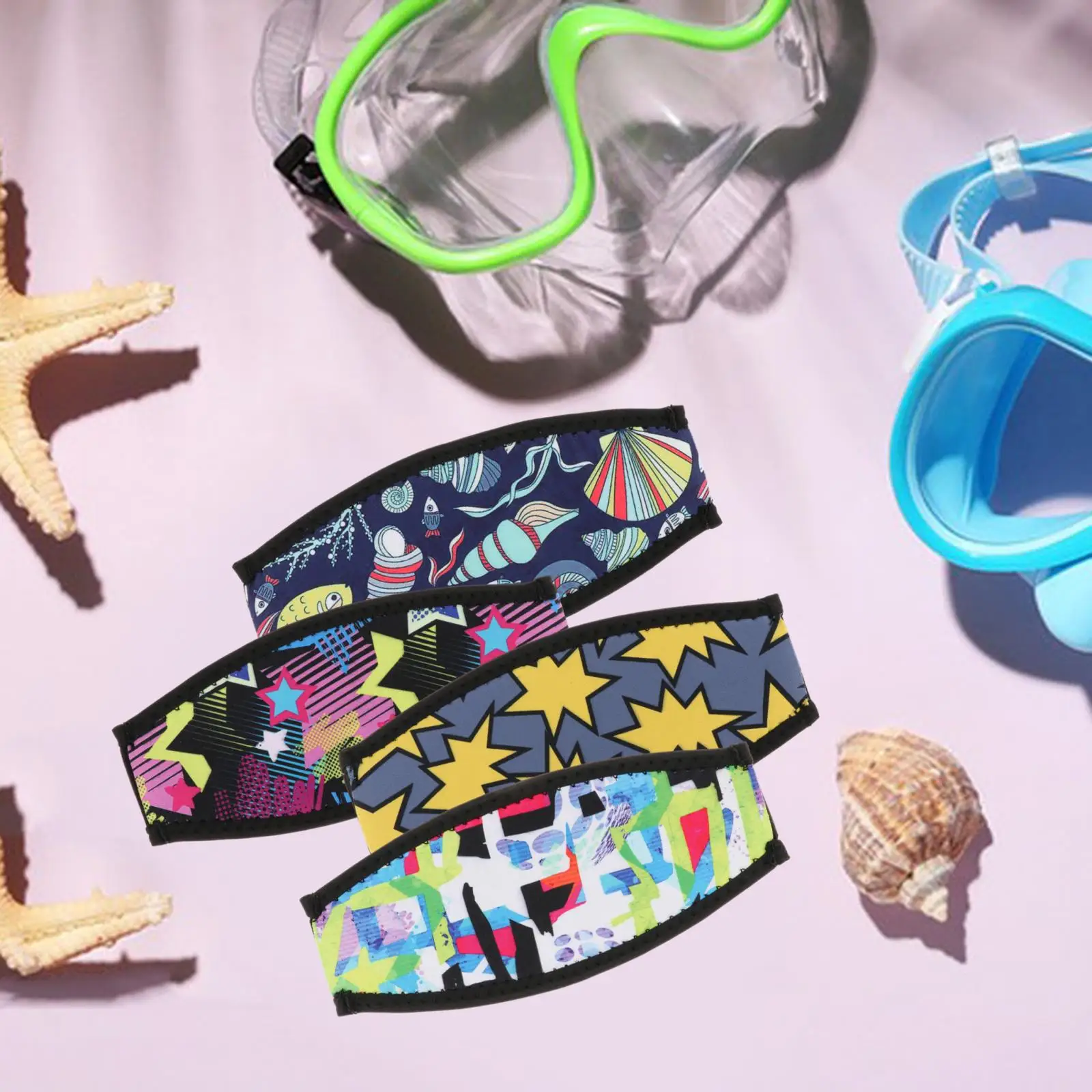 Scuba-Diving-Mask-Strap-Cover-Neoprene-Mask-Strap-Protect-Long-Hair ...