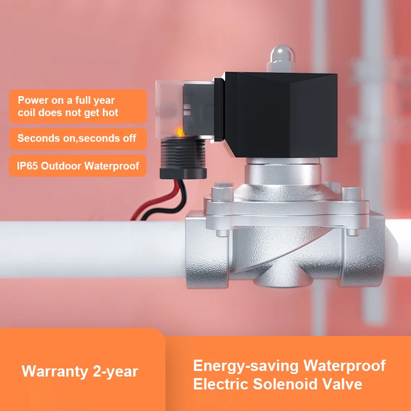 Waterproof-Energy-saving-Type-Electric-Solenoid-Valve-Stainless-steel ...