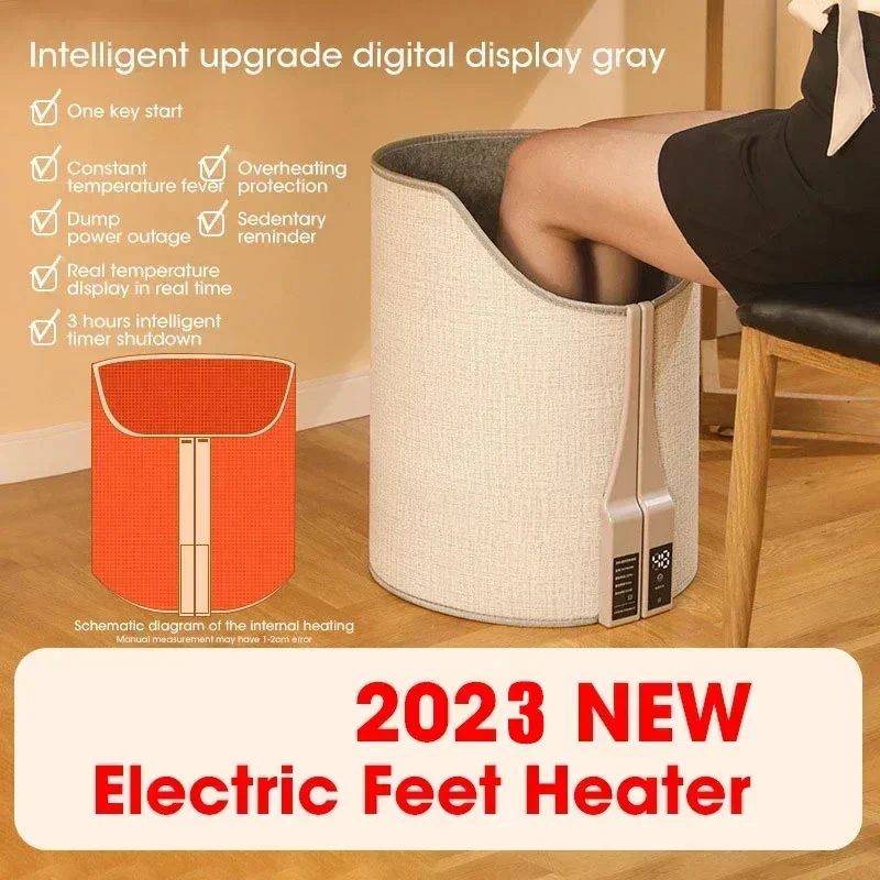 New-Electric-Feet-Heater-Folding-Portable-Adjustable-Thermostat-Foot ...
