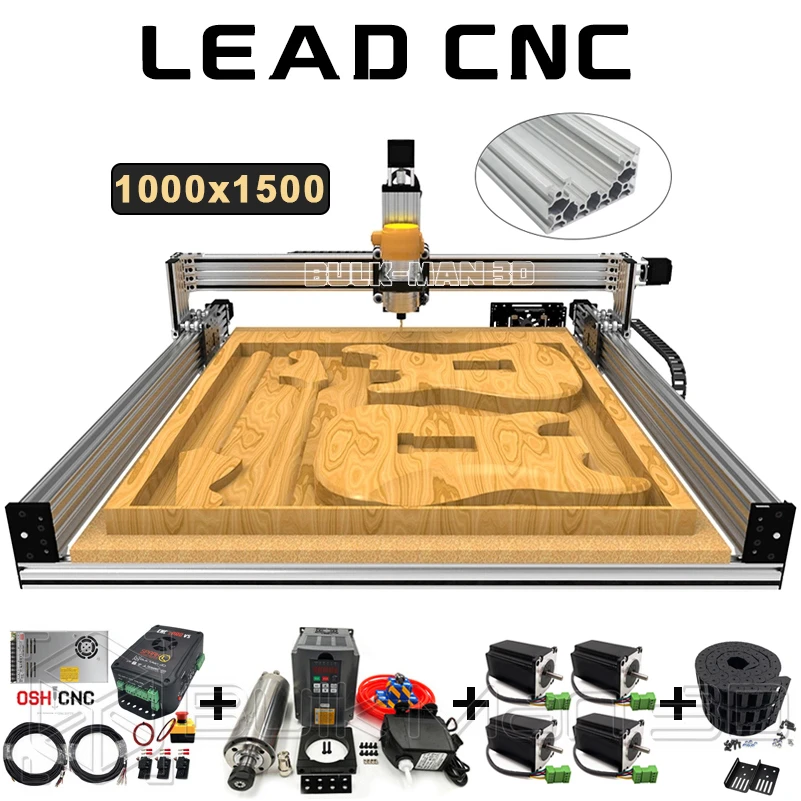 1015 Lead Cnc Full Kit Screw Driven 4 Axis Carving Engraver Complete ...