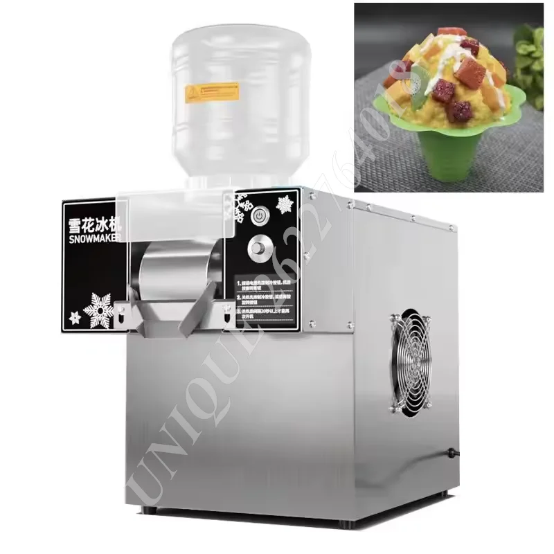 60kg-day-Automatic-Stainless-Steel-Shaved-Ice-Machine-Milk-Cream ...