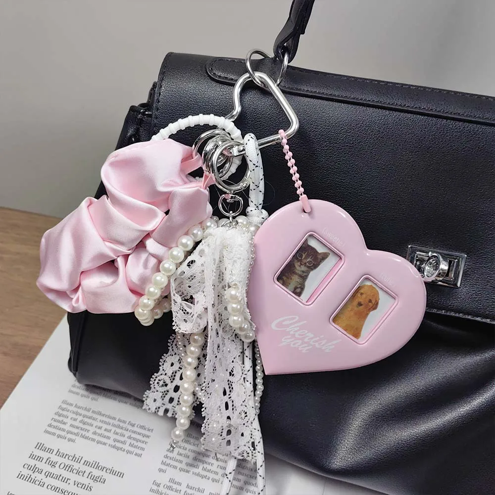 Sweet Pink Series Cute Girl Bag Pendant Love Shape Pendant Premium ...
