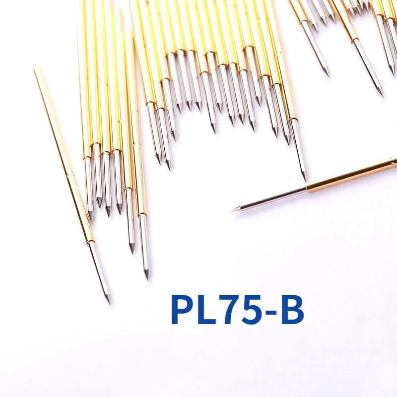 100-PCS-pack-Spring-Test-Probe-PL75-B1-Straight-up-Pointed-1-02mm-Outer ...