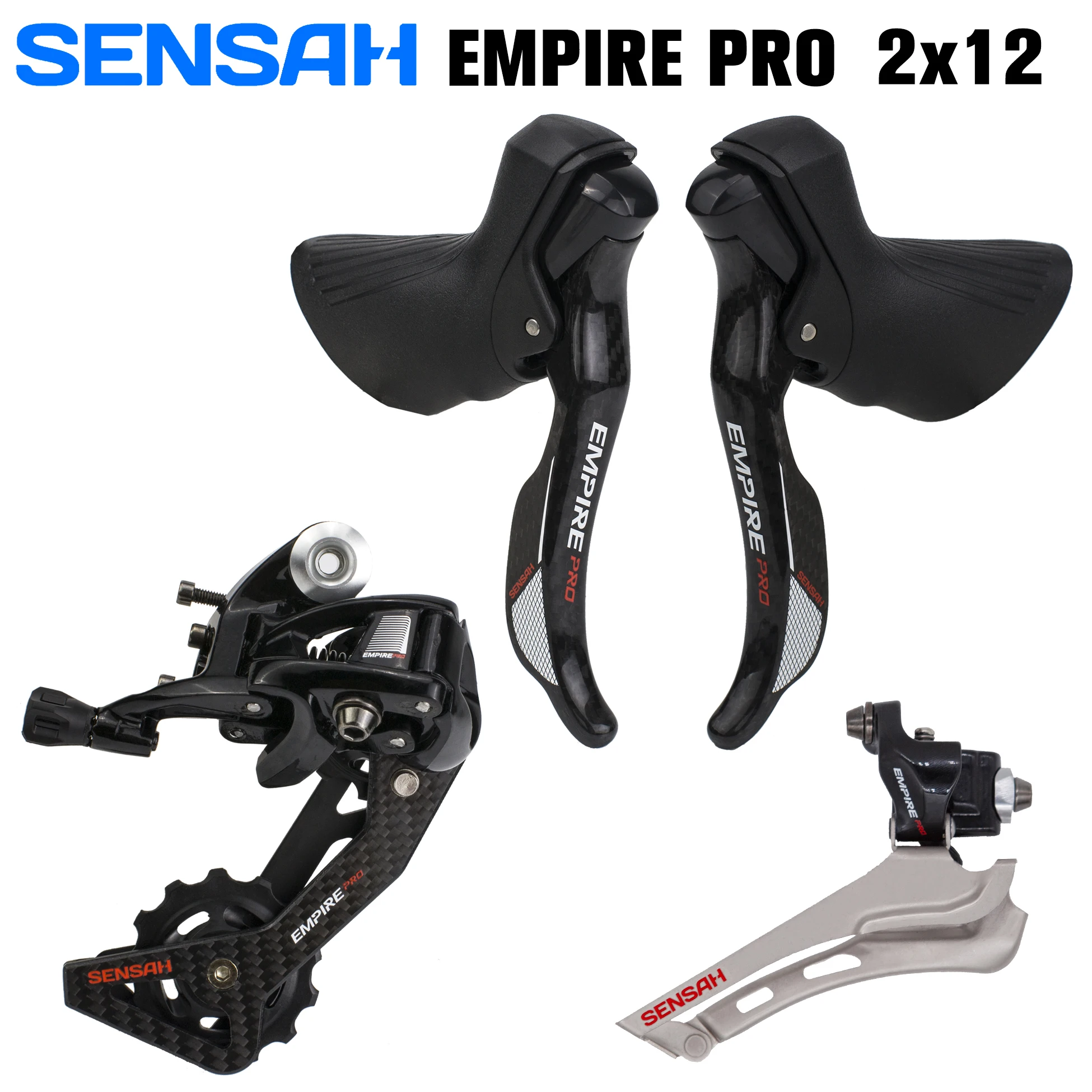 SENSAH-EMPIRE-PRO-2x12-Speed-24s-Road-Groupset-4-Kit-Carbon-Fiber-R-L ...