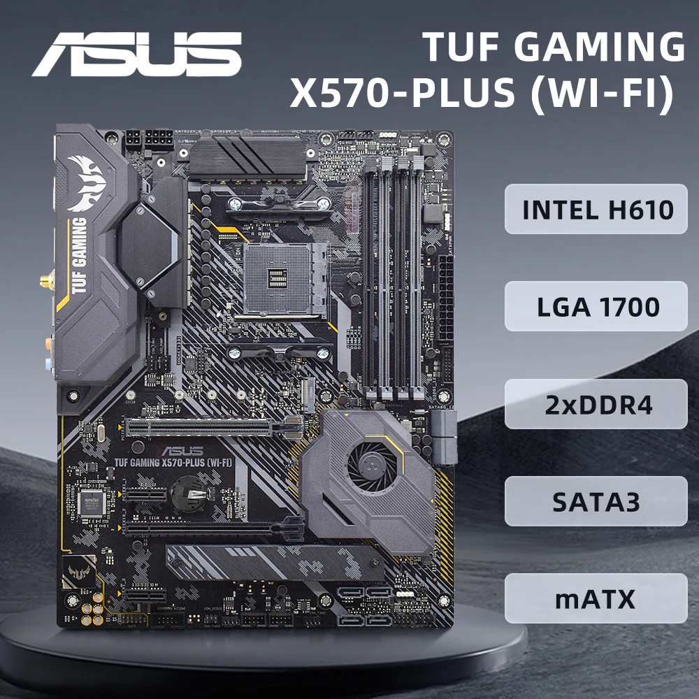 Juego-de-placa-base-ASUS-TUF-GAMING-X570-Plus-WI-FI-compatible-con-CPU ...