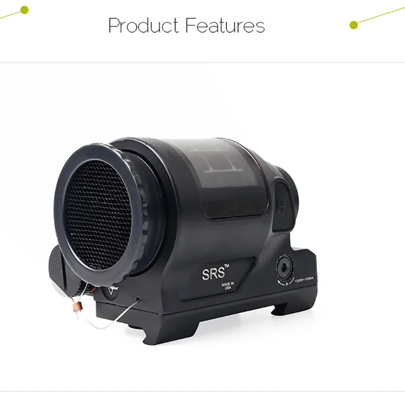 SRS-Reflex-Sight-Solar-Power-Red-Dot-1x38-Collimator-Optics-Sight-Scope ...