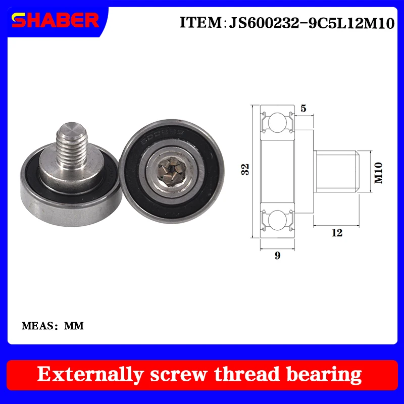 【SHABER】Supply threaded special guide pulley JS600232-9C5L12M10 ...