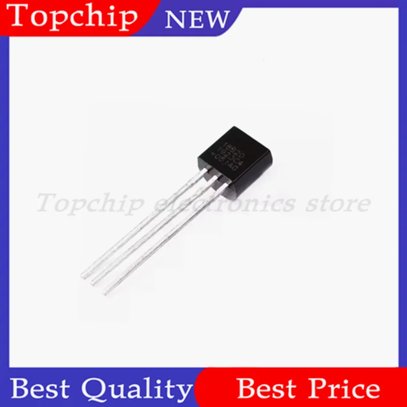 10pcs-DS18B20-TO-92-Temperature-Sensor-Chip-18B20-TO92-For-Arduino ...