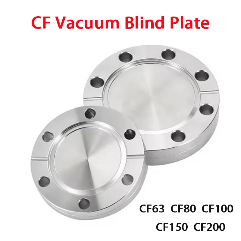CF63 CF80 CF100 CF150 CF200 Vacuum Blind Plate Stainless Steel 304S ...