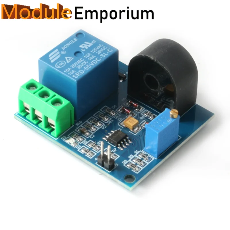 AC-Current-Sensor-5V-Relay-Module-High-Precision-Current-ZMCT103C-5A ...