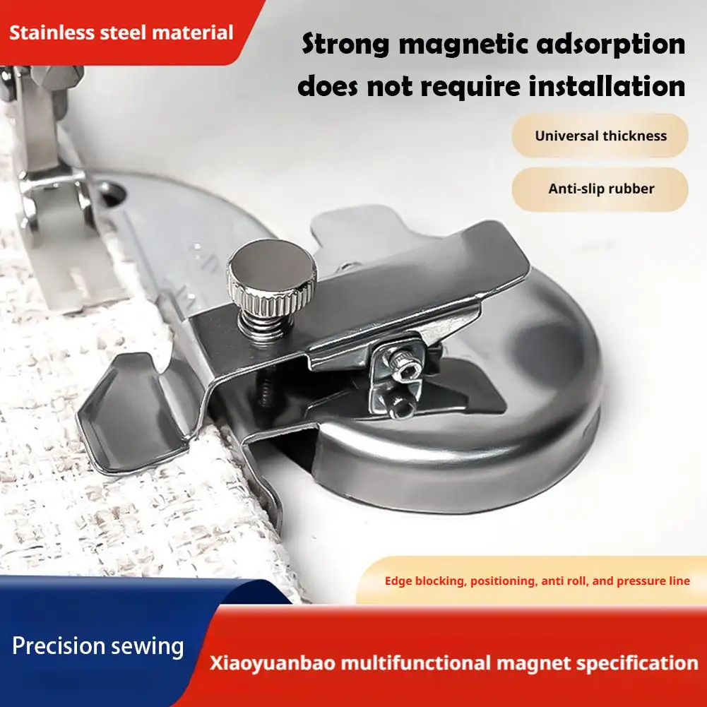 Magnetic Edge Guide for Sewing Machines - Industrial Anti-Curl Straight ...