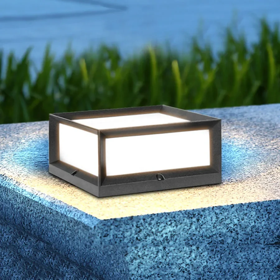 E27-Outdoor-LED-Post-Lights-IP65-Waterproof-Landscape-Path-Lawn-Lamps ...