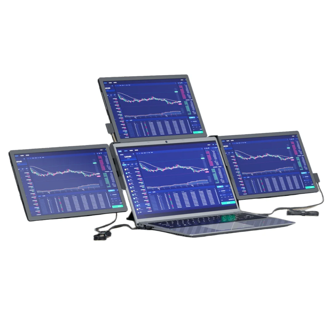 Triple-Portable-Monitor-Triple-Laptop-Screen-Extender-Dual-13-3inch ...